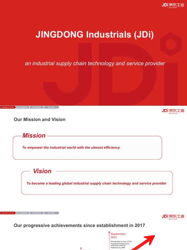 1 - JDi Introduction - en Version | PDF | Supply Chain | Warehouse