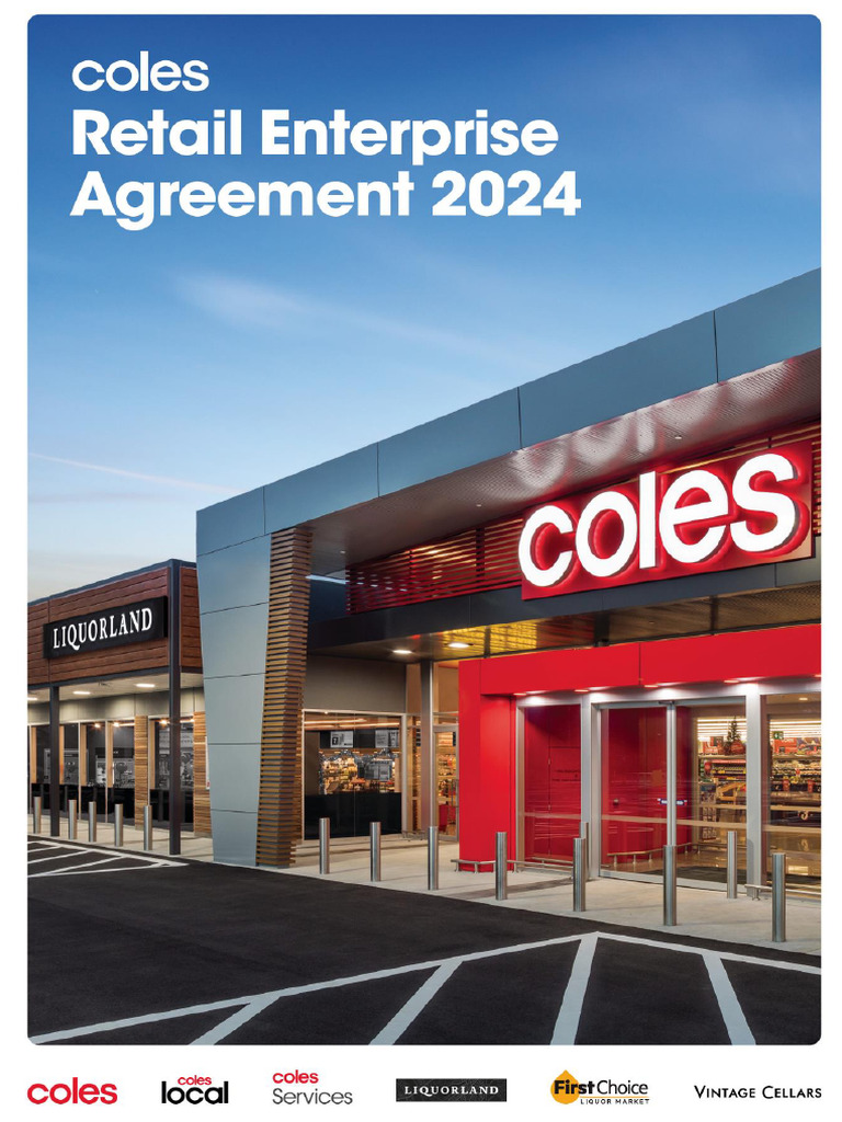 Coles Retail Enterprise Agreement 2024 | PDF | Overtime | Employment