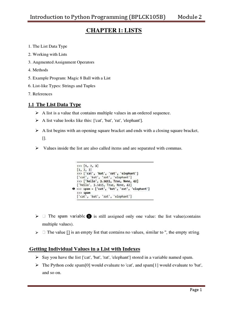 Module 2 Python 1 Pdf Parameter Computer Programming String Computer Science