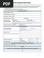 FORM-014 PRF Personnel Requisition Form | PDF | Labor | Business