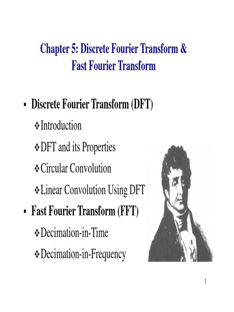 Chapter 5 Slides | PDF | Discrete Fourier Transform | Fourier Analysis