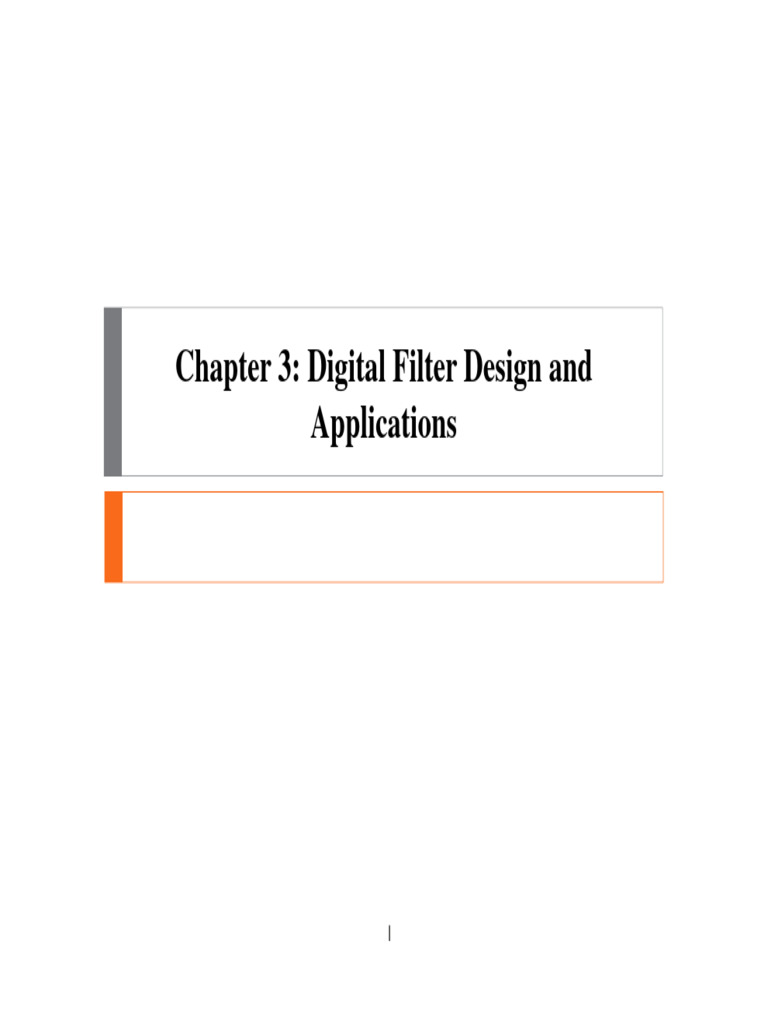 Chapter 3 Slides | PDF | Low Pass Filter | Electrical Engineering