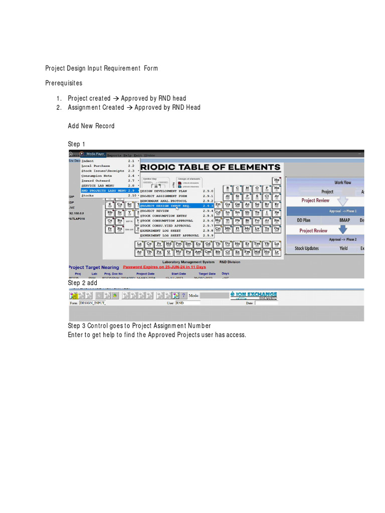 Design Input Req | PDF | Parameter (Computer Programming) | Computer Programming