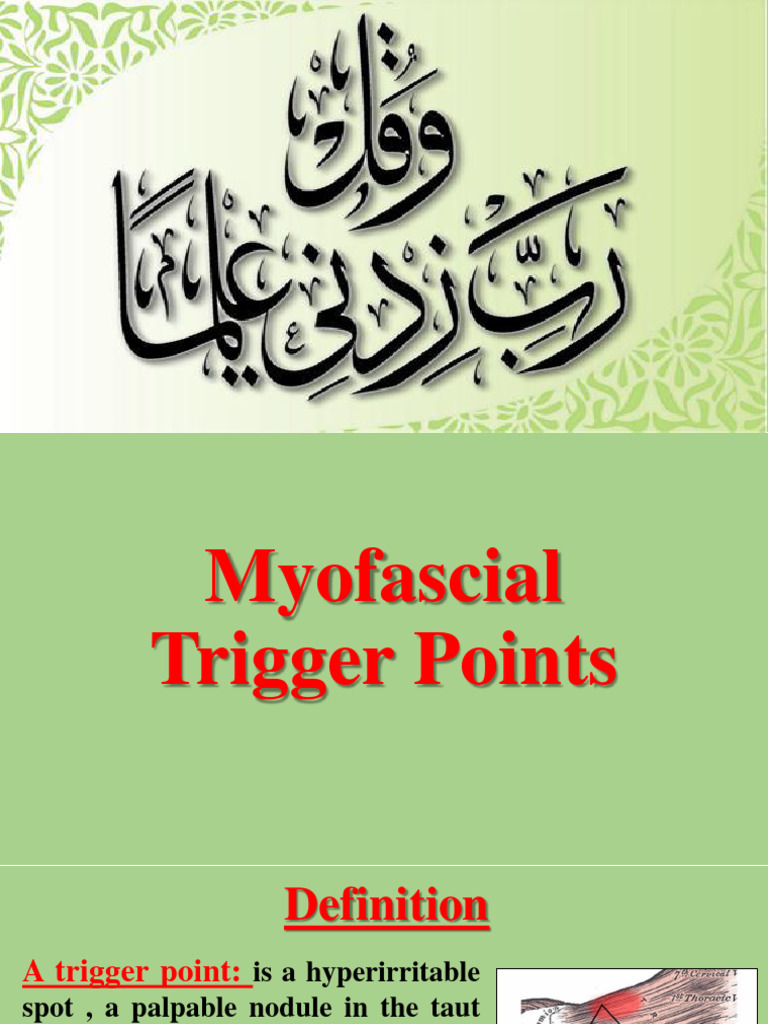 Myofascial Trigger Points Guide | PDF | Myofascial Trigger Point | Clinical Medicine