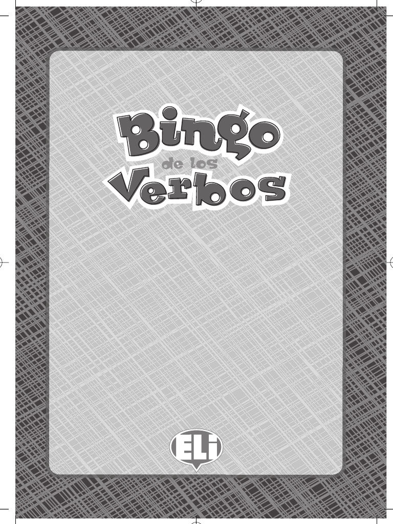 Bingo de Los Verbos | PDF | Jugando a las cartas