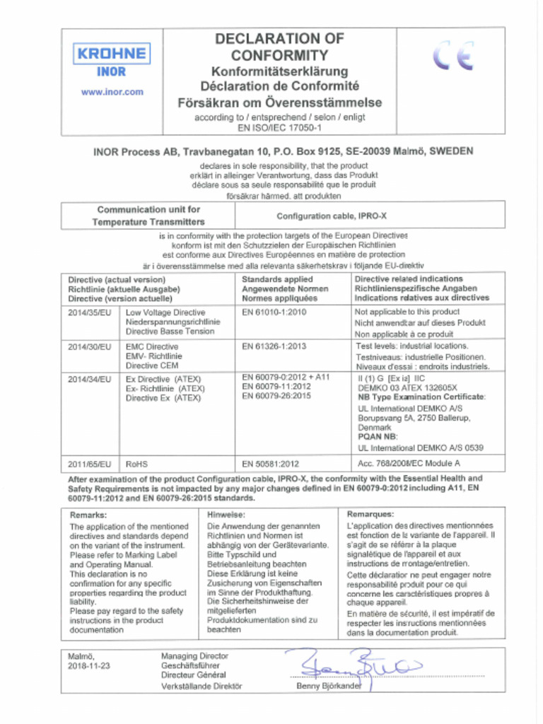 IPRO-X EN DE FR SV | PDF