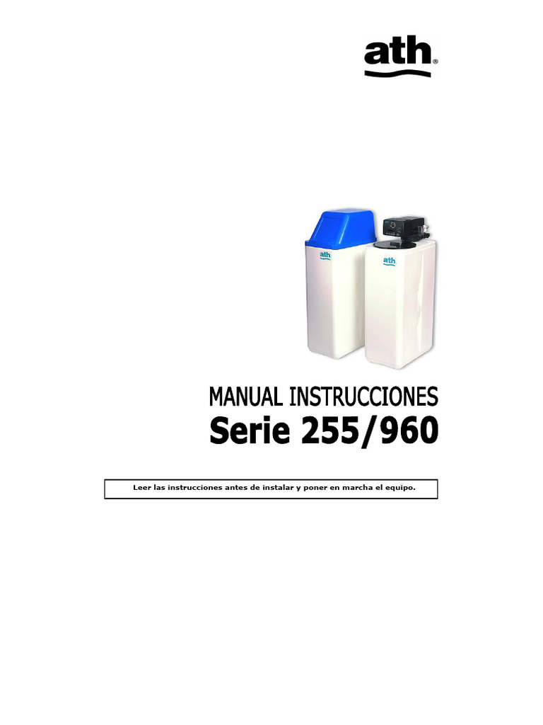 Autotrol 255-960 - A5 | PDF | Agua | sal