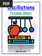 Oscillation Formula Sheet | PDF