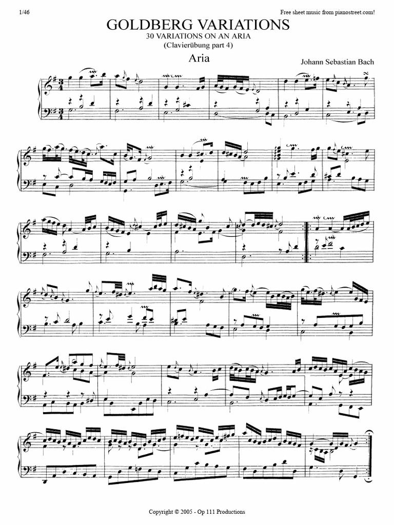 Bach Goldbergvariations | PDF | Freedom Of Expression Law | Copyright Law