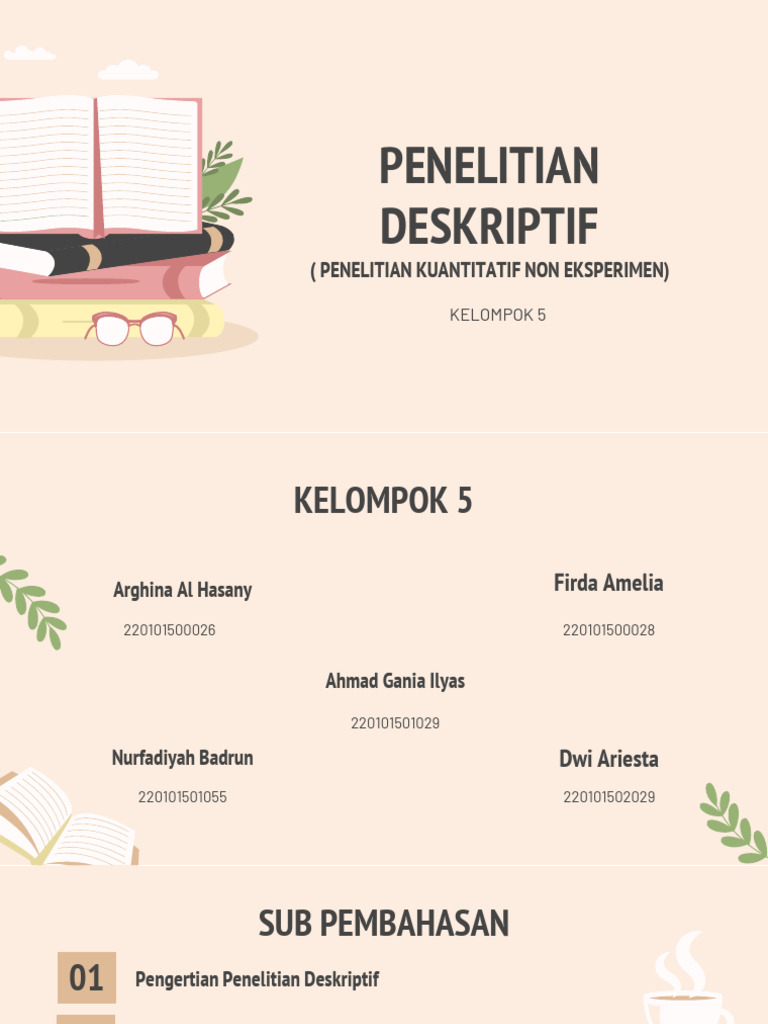 Karakteristik Penelitian Deskriptif | PDF