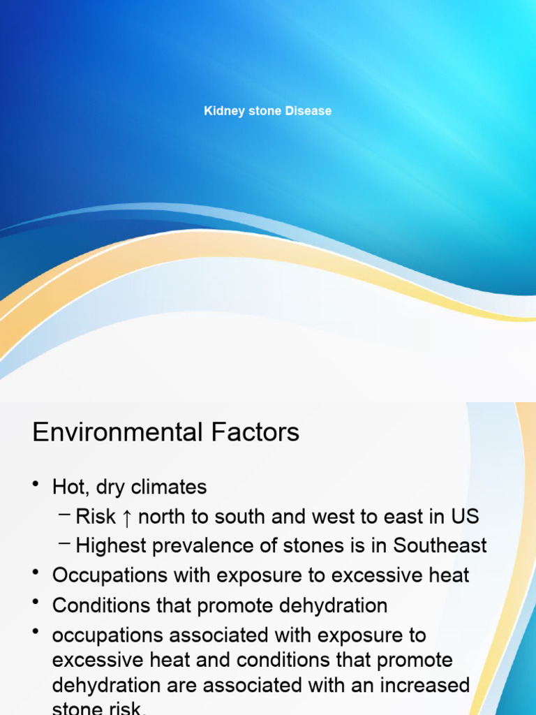 Kidney Stone Disease | PDF | Wellness