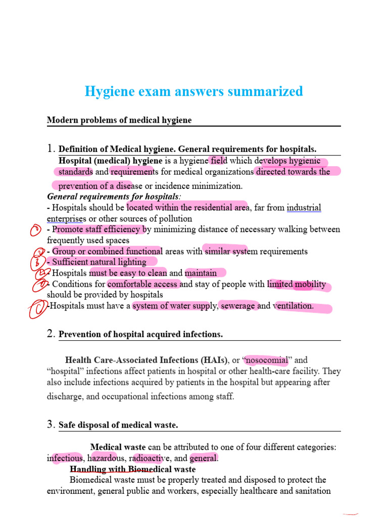 Hygiene Exam | PDF | Ionizing Radiation | Gamma Ray