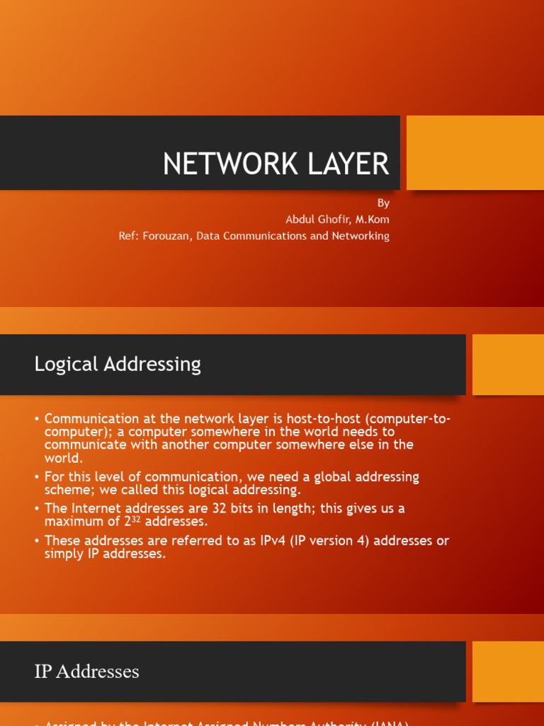 Network Layer - Part 1 | PDF | Ip Address | Computer Networking Network Layer - Part 1 | PDF | Ip Address | Computer Networking