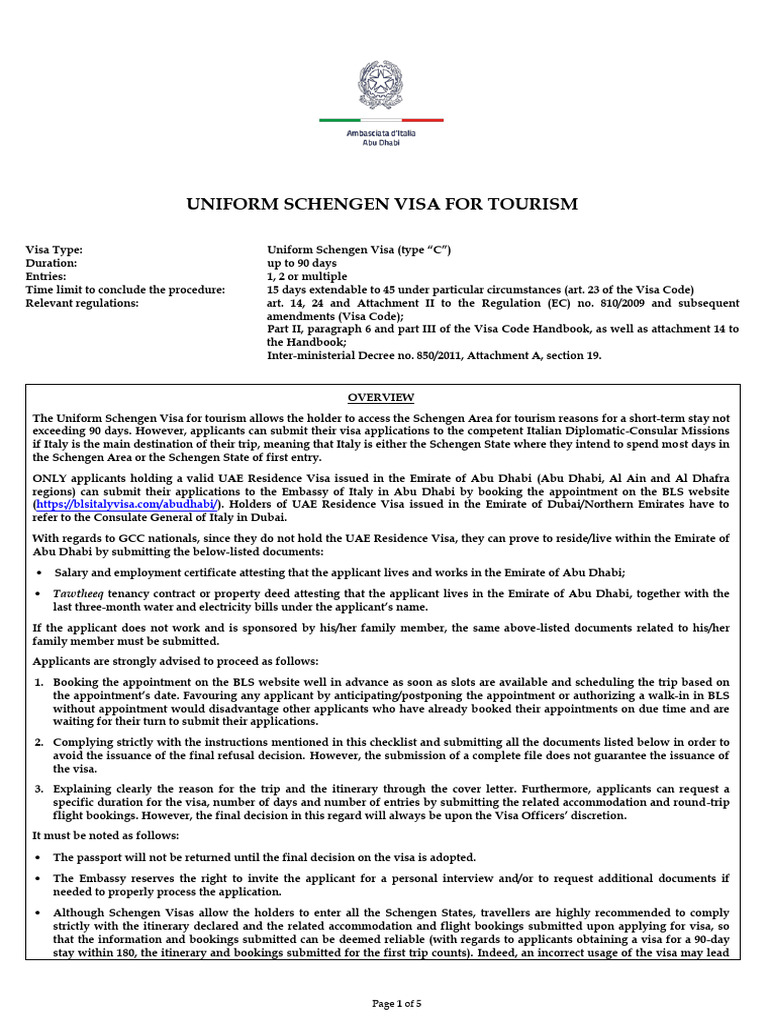 Tourism Checklist | PDF | Travel Visa | Passport