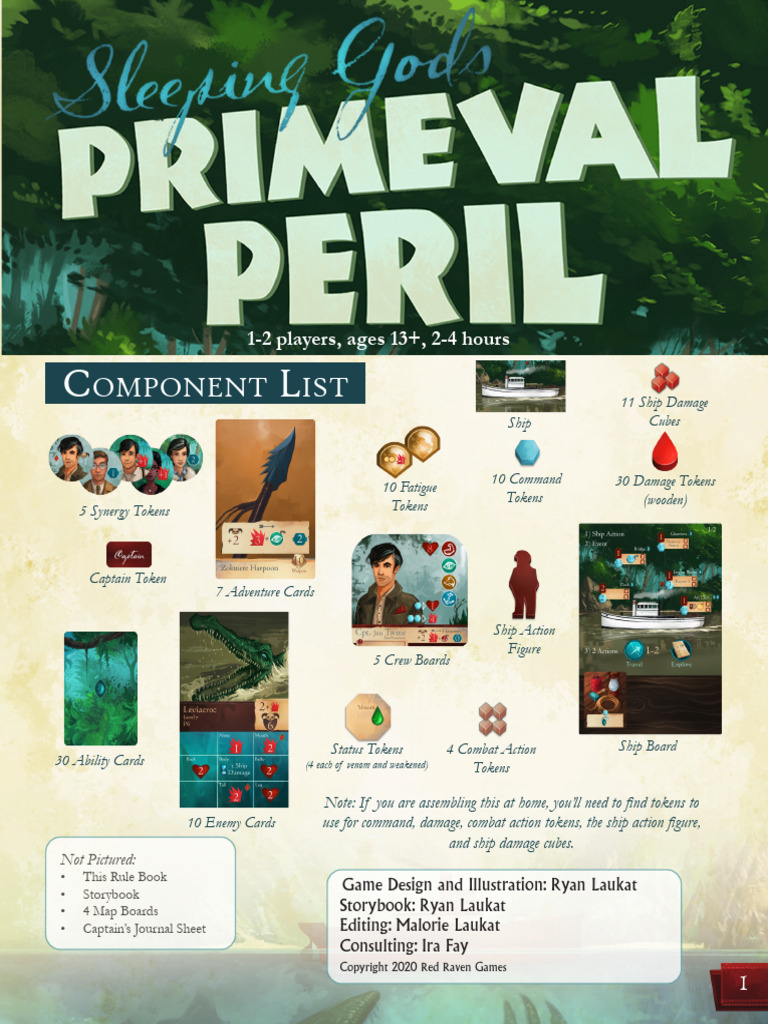 Primeval Peril - Rule Book - 04 | PDF