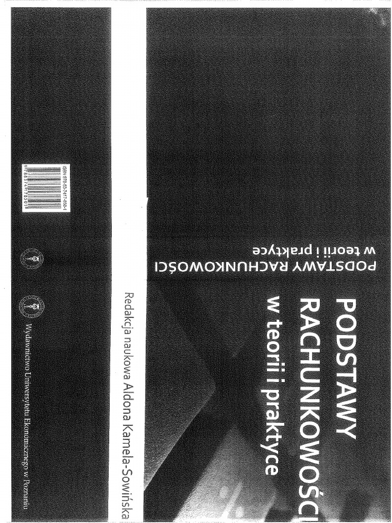 Podstawy Rachunkowosci W Teorii I Praktyce | PDF