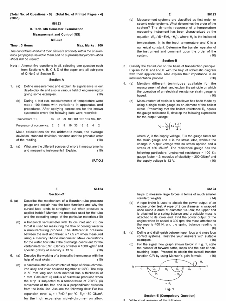 Measurement Control Ns Me 322 | PDF
