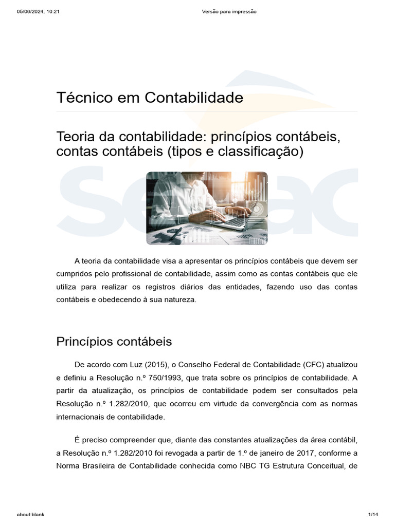 Versão para Impressão UC03 Conteúdo 4 | PDF | Contabilidade | Balancete