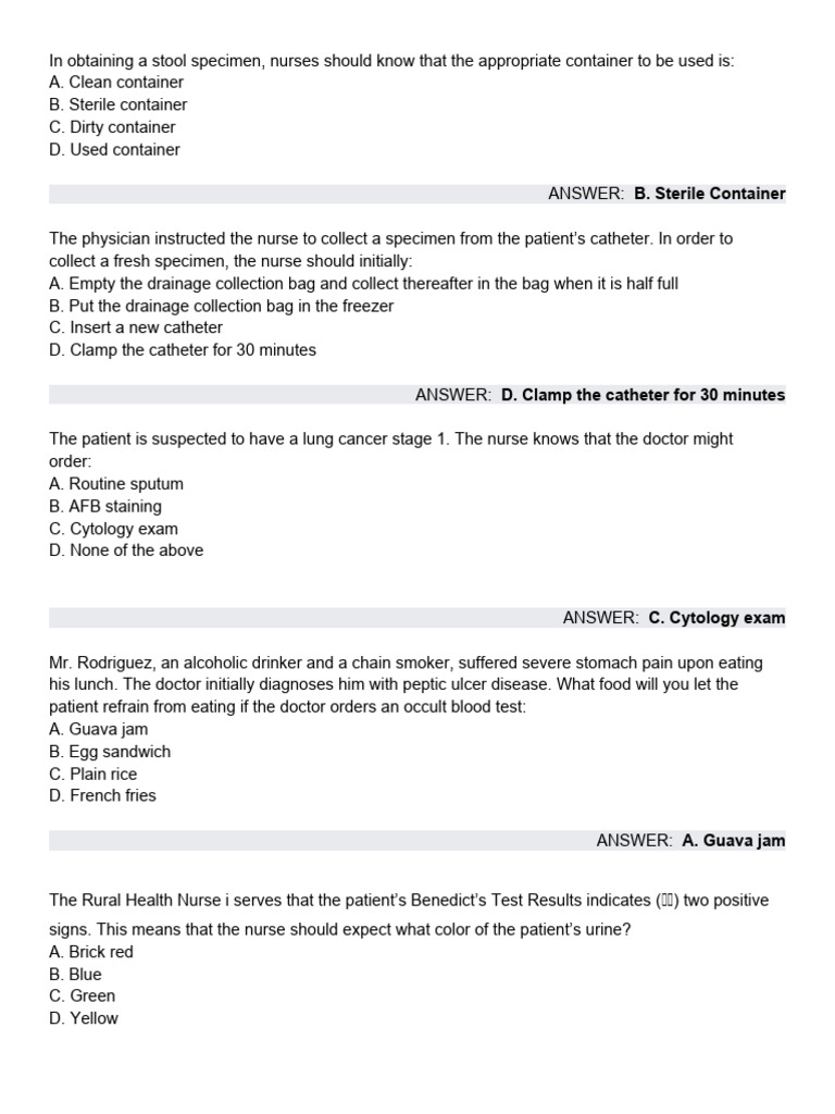 Nursing Guidelines for Specimen Collection | PDF | Pulse | Blood Pressure