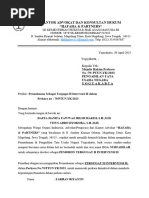 Contoh Surat Gugatan Pengadilan Negeri | PDF