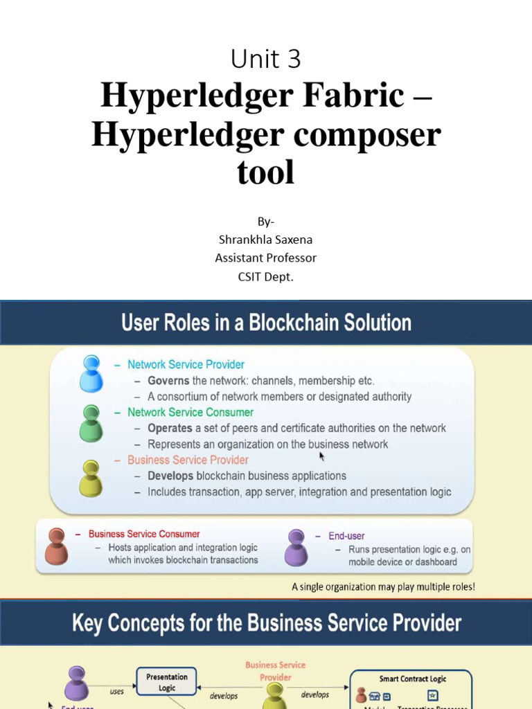Unit 3.2 Hyperledger Composer Tools | PDF | Computers