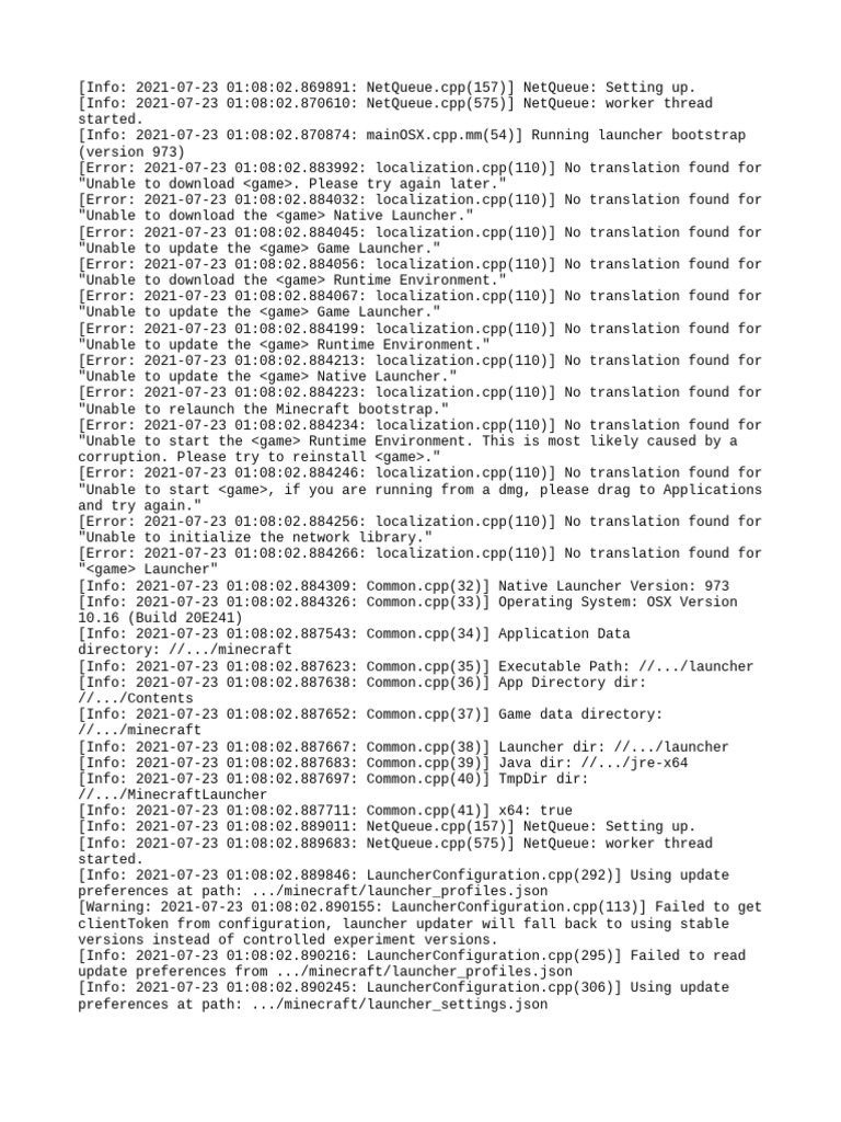 Launcher Log | Download Free PDF | Java Script | Application Software