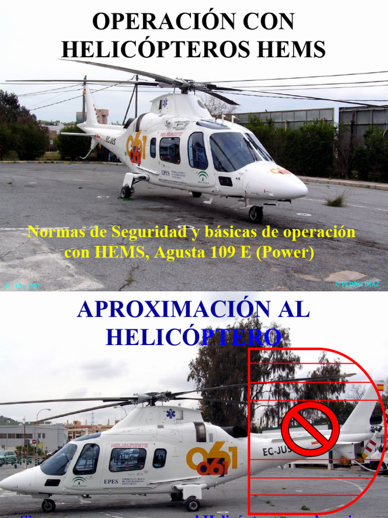00 - Operación Con Helicóptero Hems | PDF | Helicóptero | Aviación