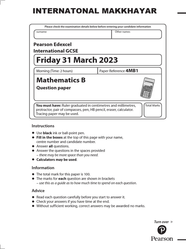 4MB1 2020 May Paper 1 | PDF | Teaching Methods & Materials