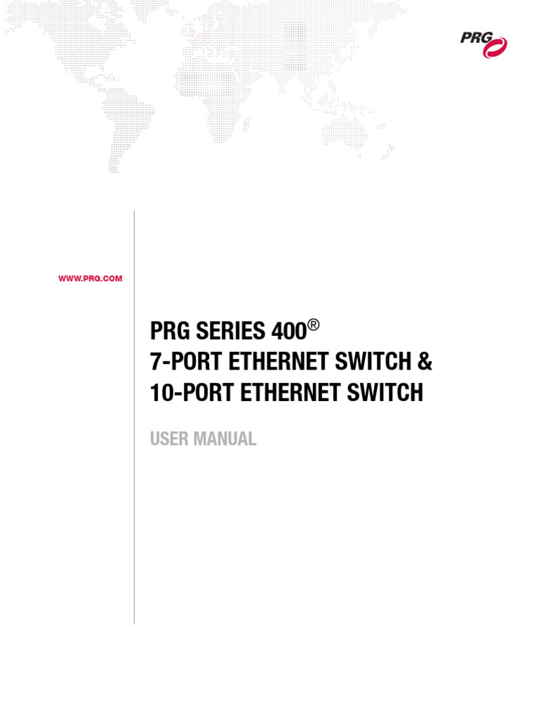 Ethernet Switch User Manual | PDF | Ethernet | Network Switch