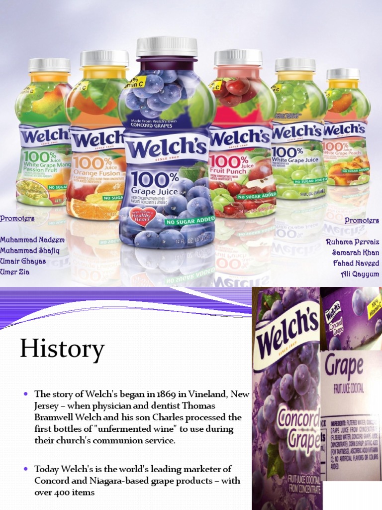 Welch's Final Presentation | PDF