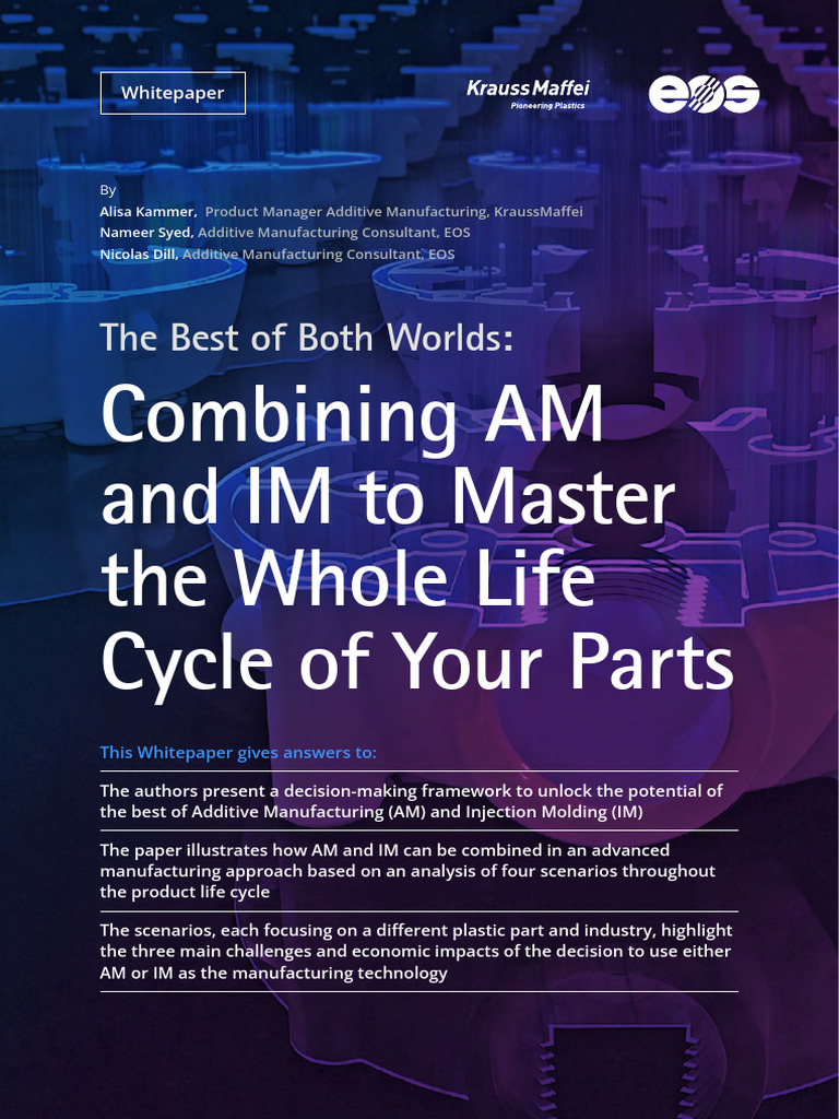 EOS Whitepaper IMvsAM en | PDF | Product Lifecycle | Life Cycle Assessment