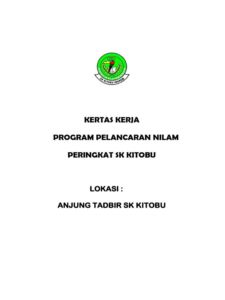 Pelancaran Program NILAM SK Kitobu | PDF
