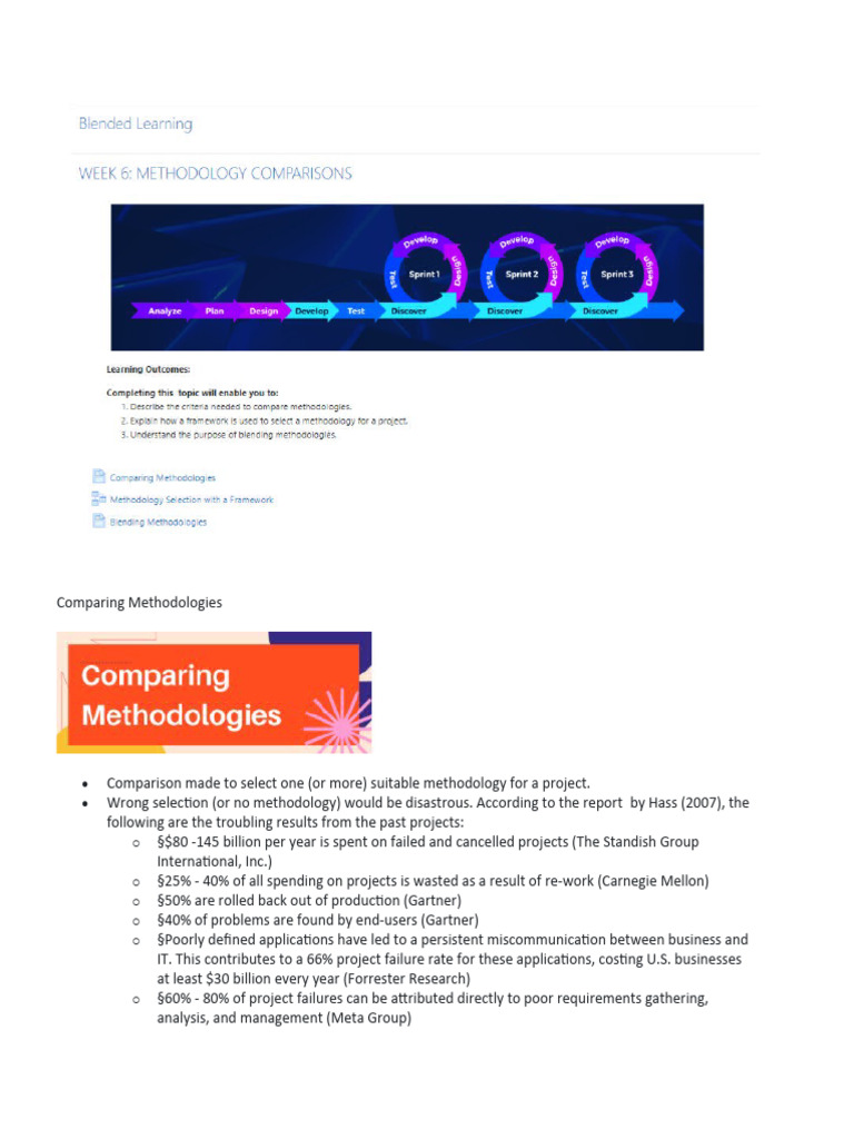 Blended Learning - SDM | PDF | Software Development Process | Computer Engineering