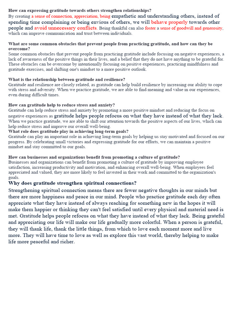 How Can Expressing Gratitude Towards Others Strengthen Relationships ...