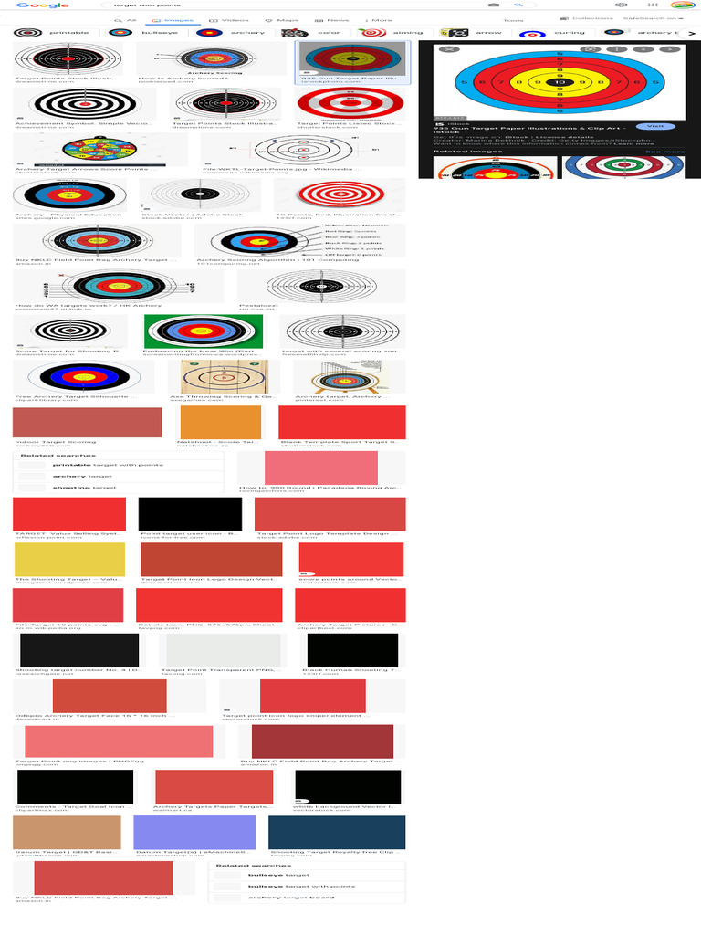 Archery & Shooting Target Guide | PDF | Archery