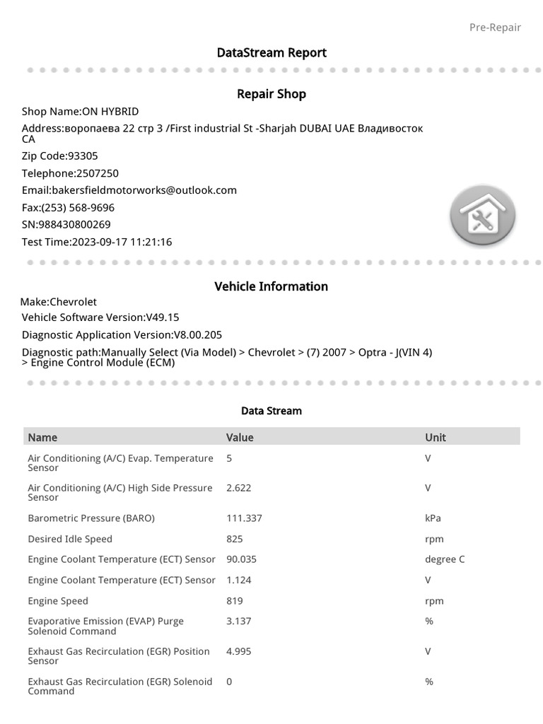 Chevrolet DataStream 20230917112109 | PDF | Internal Combustion Engine ...