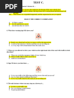 Test A, B and C | PDF | Traffic | Traffic Light