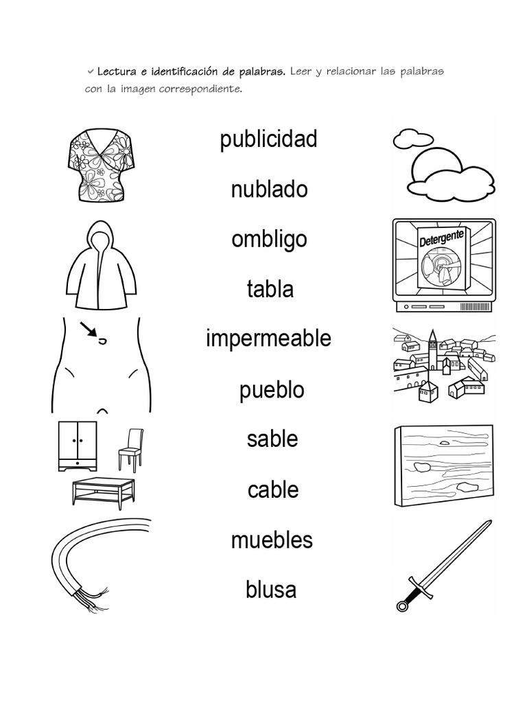 Taller de Lectoescritura Trabada Fichas Actividades Recursosep BL | PDF