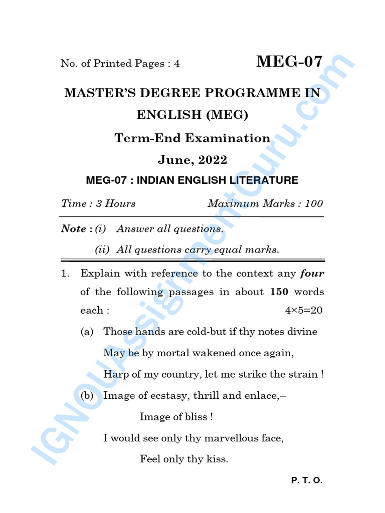 June - 2022 MEG-07 | PDF