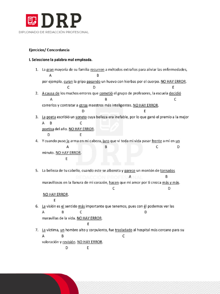 Ejer Concordancia | PDF