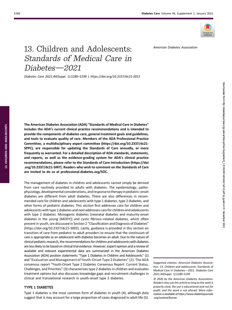 Diabetes Care | PDF | Diabetes Management | Diabetes