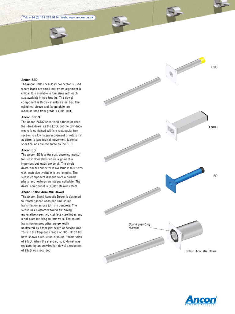 Shear Load Connectors Guide | PDF | Sound | Civil Engineering