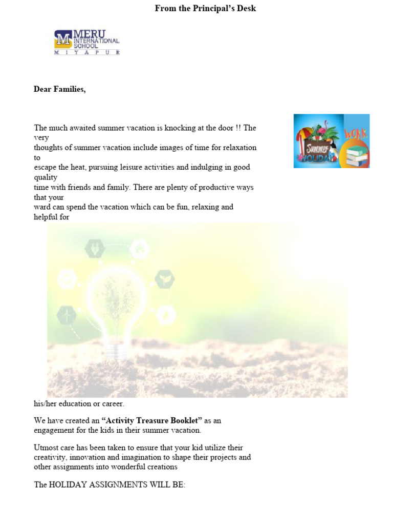 Grade Viii-Camb Summer Task | PDF | Sustainability | Innovation