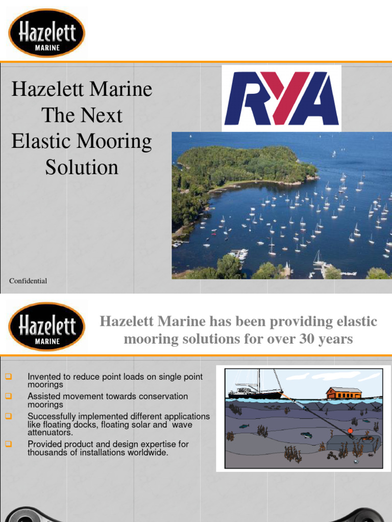 2020 - AMS - Hazelett - Marine Elastic Mooring | PDF | Anchor