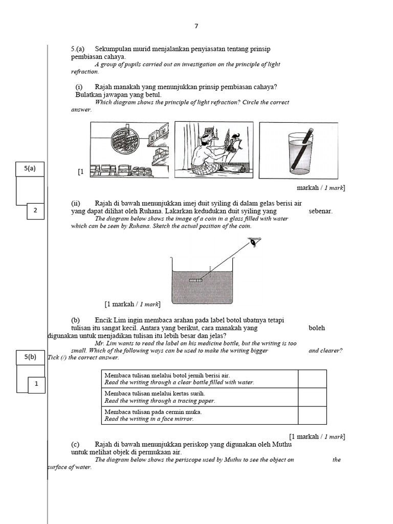 Soalan PPT 2020 - Sains T5 K2 (DLP) Part B | PDF