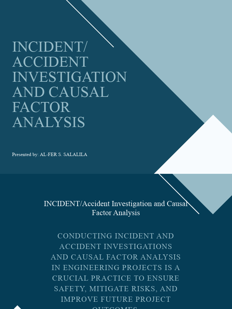 Engineering Incident Analysis Guide | PDF | Safety