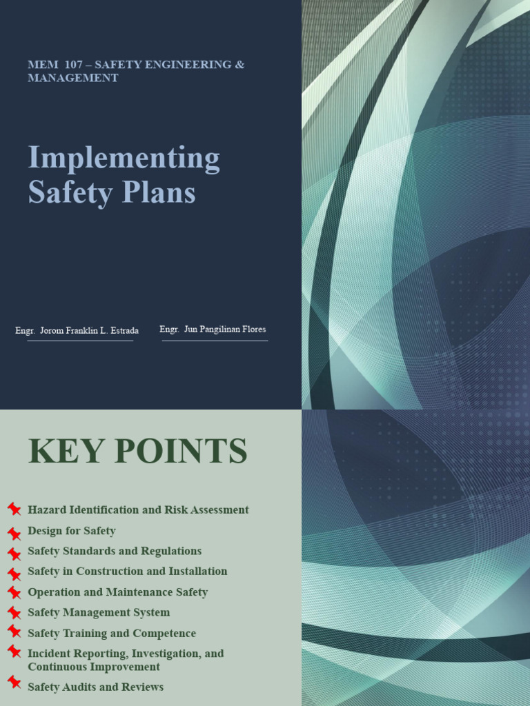Implementing Safety Plans | PDF | Safety | Occupational Safety And Health