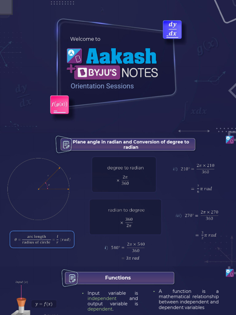 Orientation Pdf Trigonometric Functions Variable Mathematics
