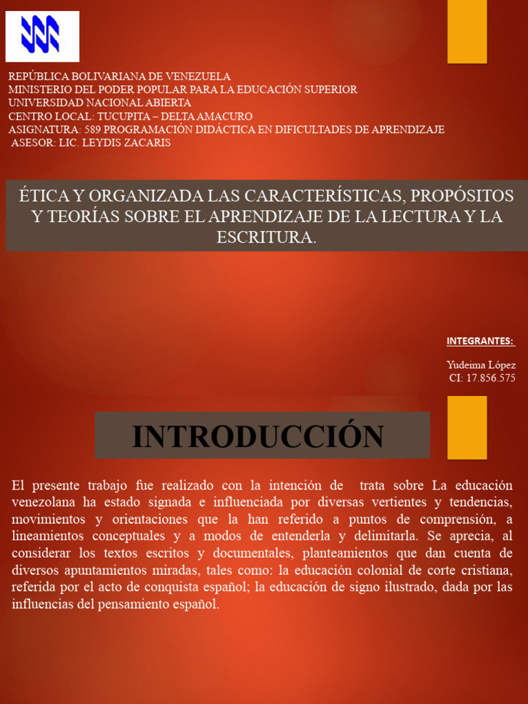 Yudeima Lopez Ci.17.856.575 Programacion Didactica en Dificultad de Aprendizaje Cuadro ...