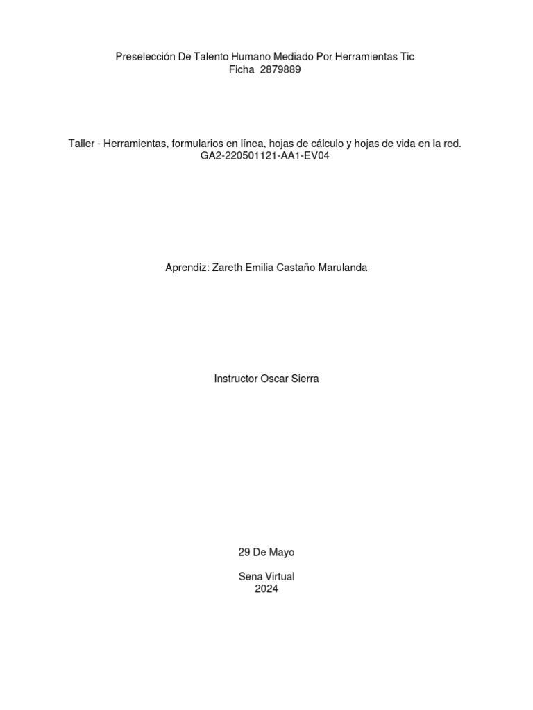 Guía TIC para Formularios y Hojas de Vida | PDF | Informática | Software